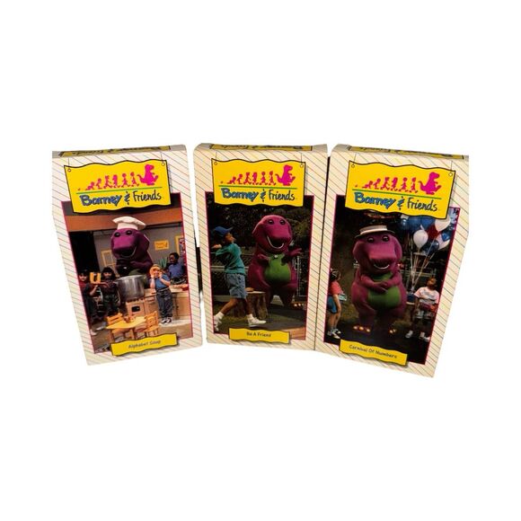 Barney | Media | Vintage Barney Friends Vhs Collection 992 Childrens ...